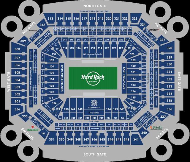 What is the capacity of Hard Rock Stadium?