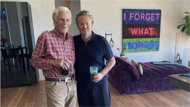 Who is Matthew Perry's dad? John Bennett Perry Old Spice commercial ...