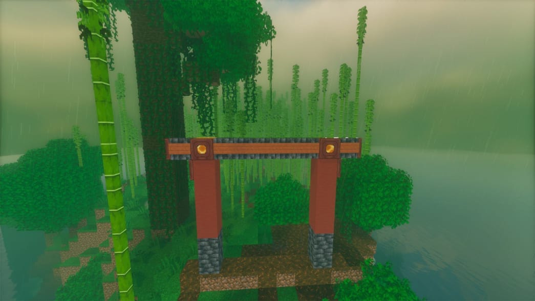 Minecraft Torii Gate build guide