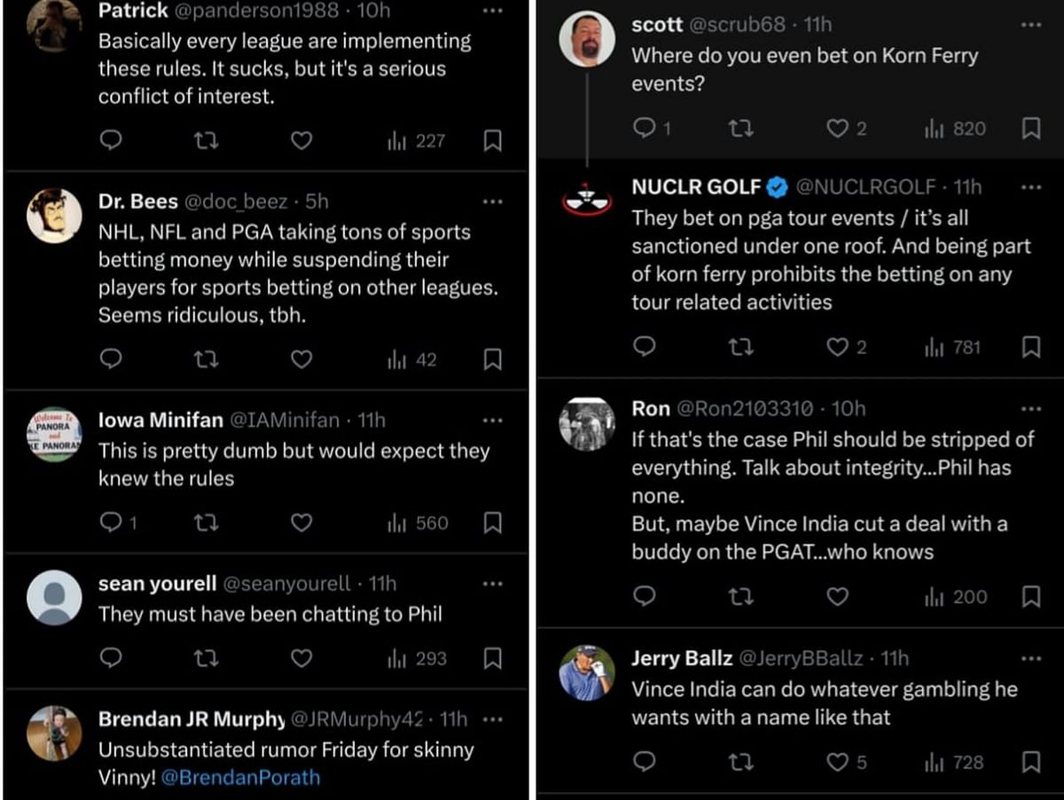 "They must have been chatting to Phil Mickelson" - Fans react to Korn ...