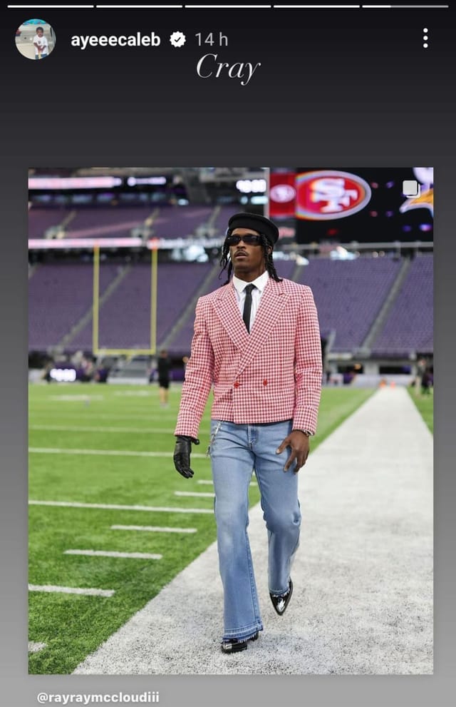 Caleb Williams on Ray-Ray McCloud: Caleb Williams has a one word ...