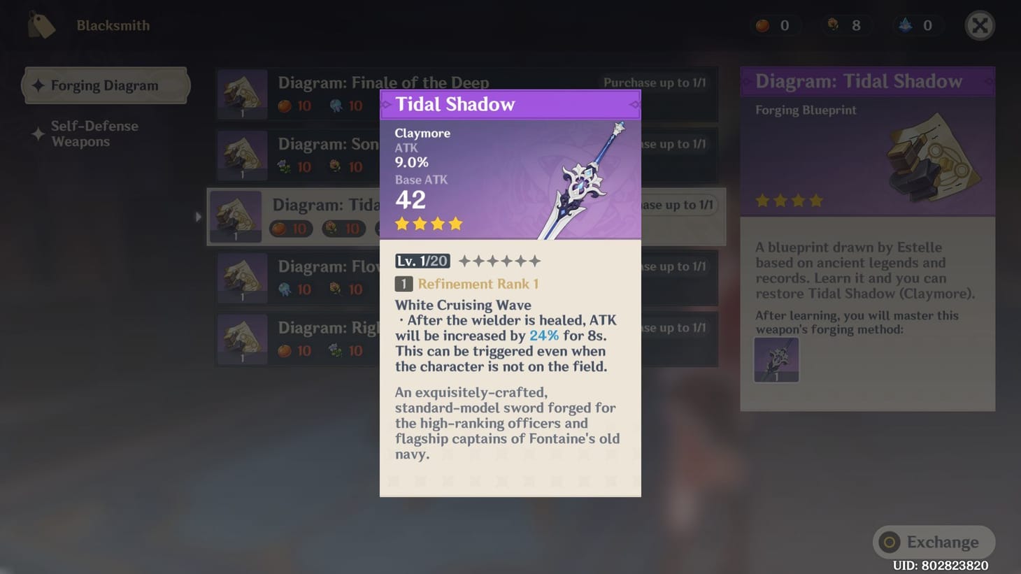 Best characters for every Fontaine craftable weapon in Genshin Impact