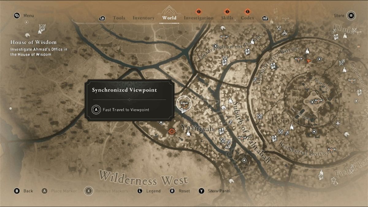 All Assassin's Creed Mirage viewpoint locations