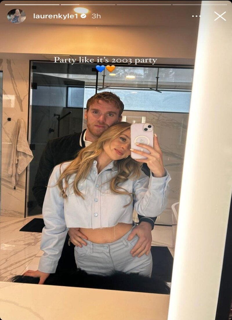IN PHOTOS: Connor McDavid and fiancee Lauren Kyle enjoy Oilers' "Party ...