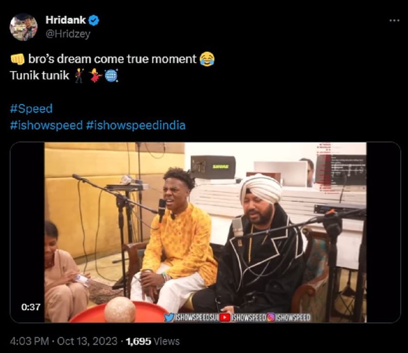 "Dream come true moment" - IShowSpeed's unexpected collaboration with ...