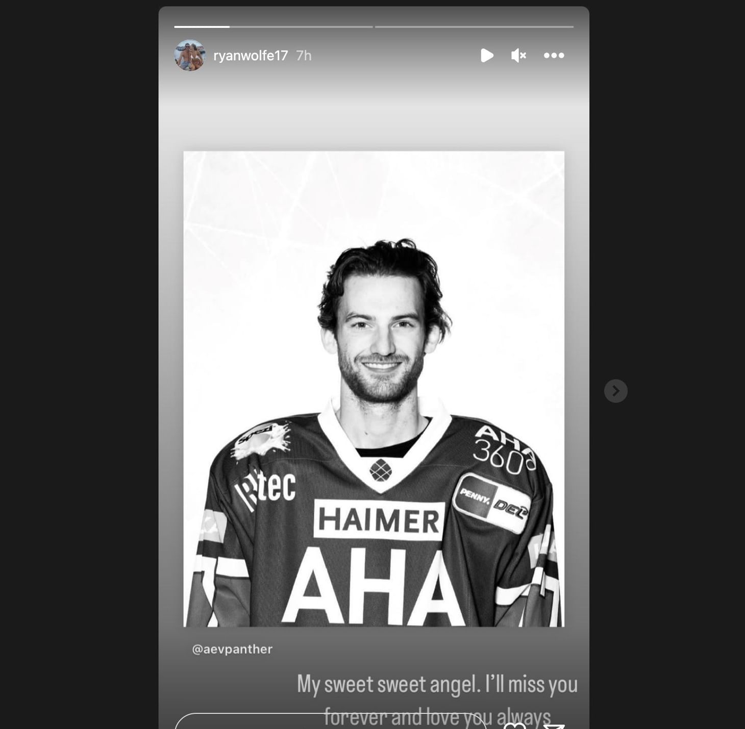 Adam Johnson’s fiancée Ryan Wolfe shares tear-jerking message for ice ...