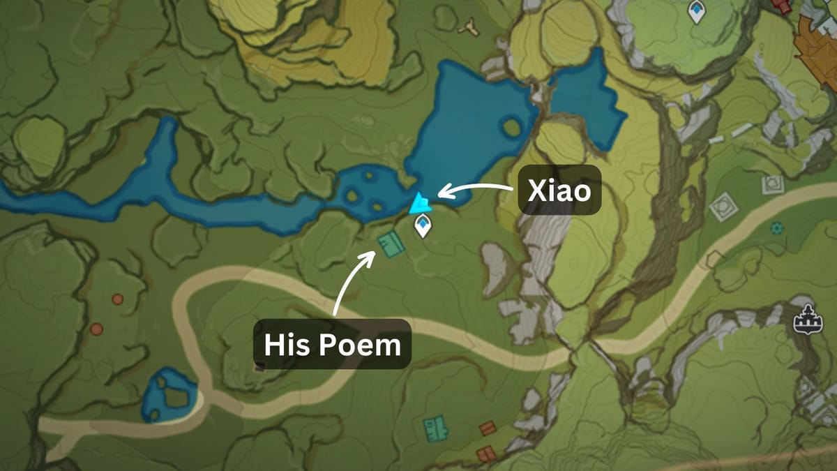 Genshin Impact poetry event character locations