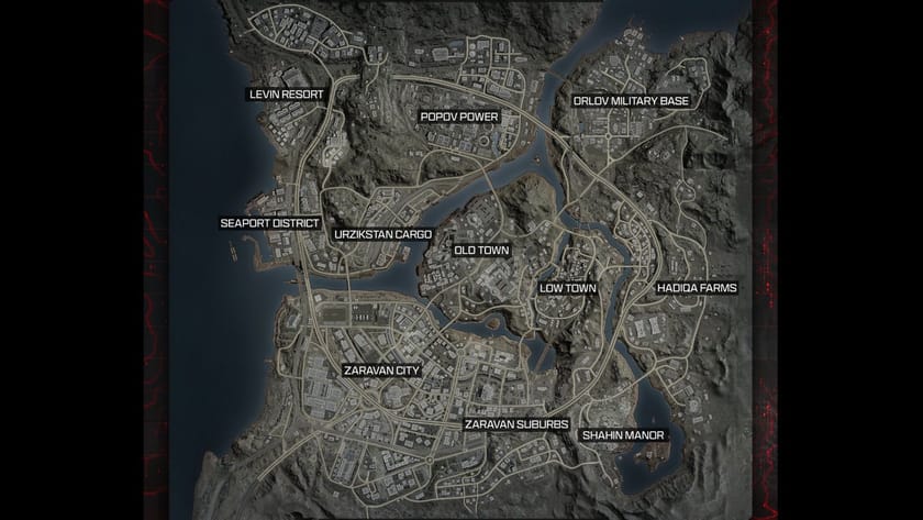 All new features in Warzone Urzikstan map: Horizontal zip line ...