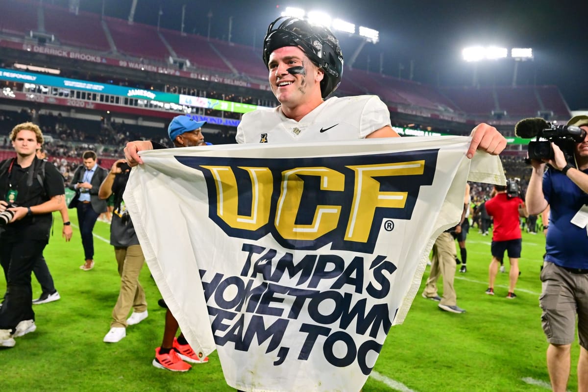 John Rhys Plumlee 40 time: How fast is the UCF Knights QB?