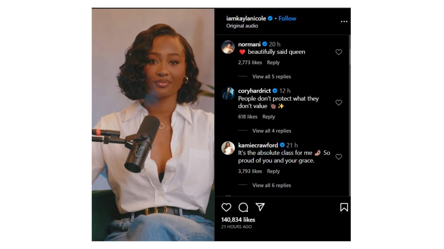 Travis Kelce’s ex-GF Kayla Nicole’s message on ‘silencing the noise ...