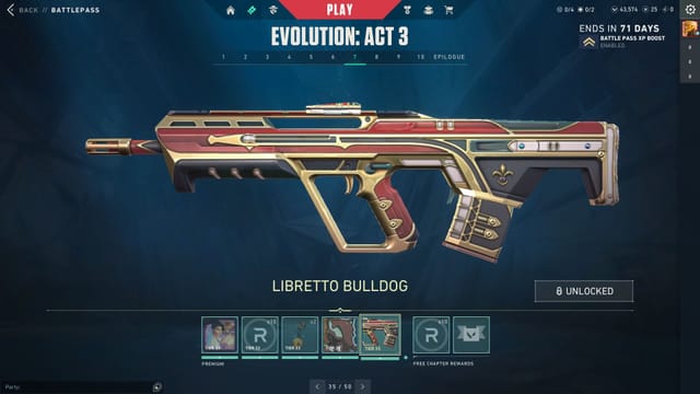 Valorant Episode 7 Act 3: All Battlepass tiers and rewards