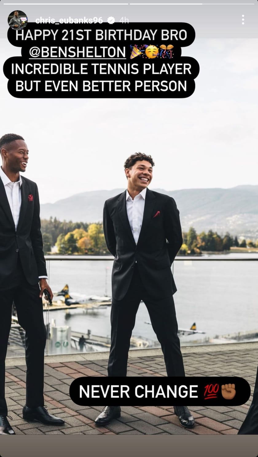 Coco Gauff: Coco Gauff and Christopher Eubanks send heartfelt wishes to ...