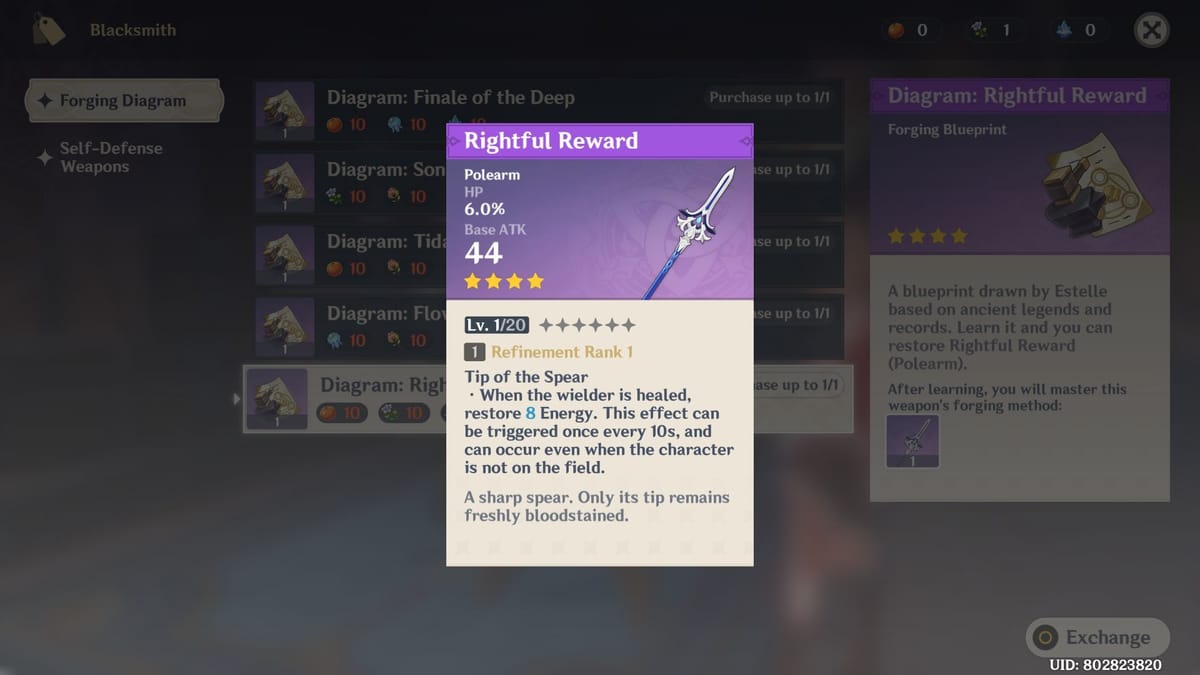 Best characters for every Fontaine craftable weapon in Genshin Impact