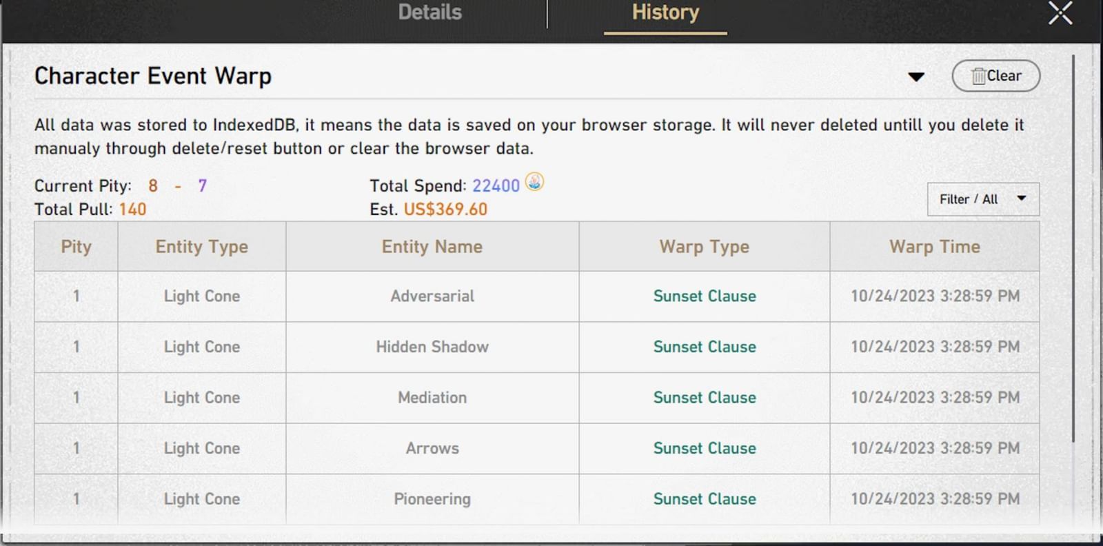 How to use Honkai Star Rail Warp Simulator to test your luck for Topaz ...