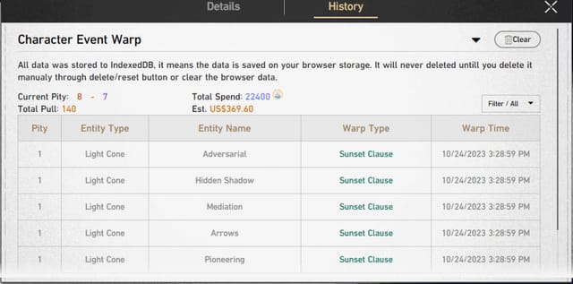 How to use Honkai Star Rail Warp Simulator to test your luck for Topaz ...