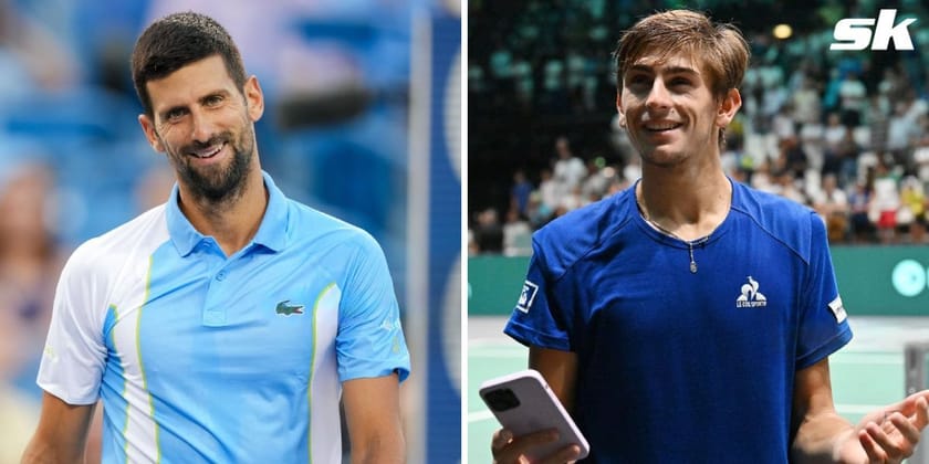 "Novak Djokovic I'm coming for you" - Matteo Arnaldi playfully challenges the Serb after picture ...