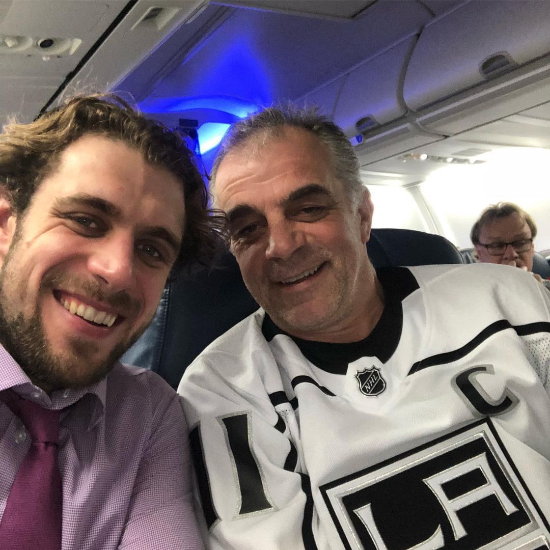 Who are Anze Kopitar's parents, Matjaz and Mateja Kopitar?