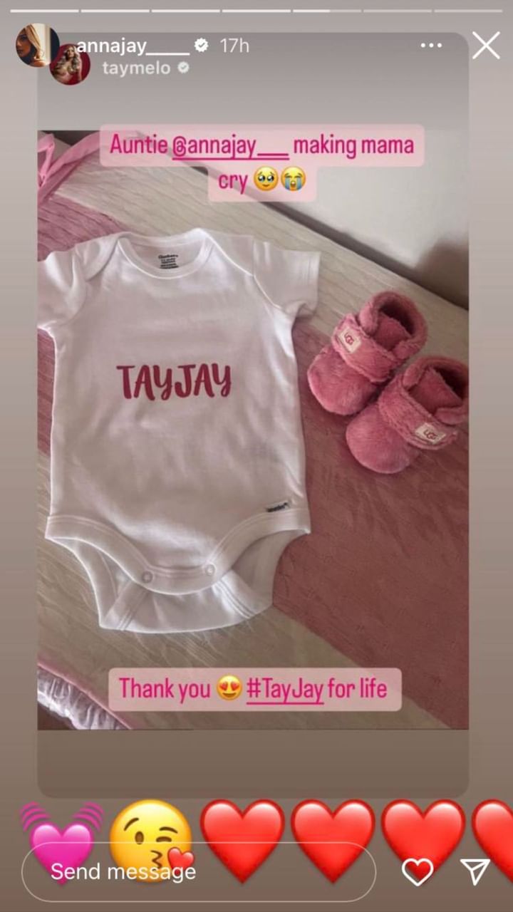 "Making mama cry" - Tay Melo sends emotional message to Anna Jay amid ...
