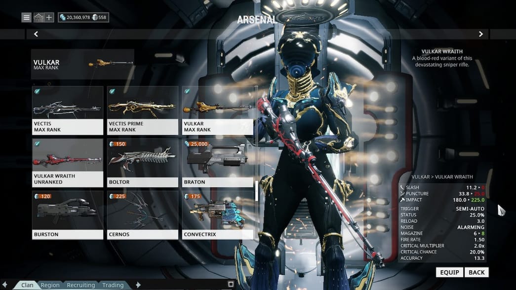 5 best sniper rifles in Warframe for Eidolon Hunts