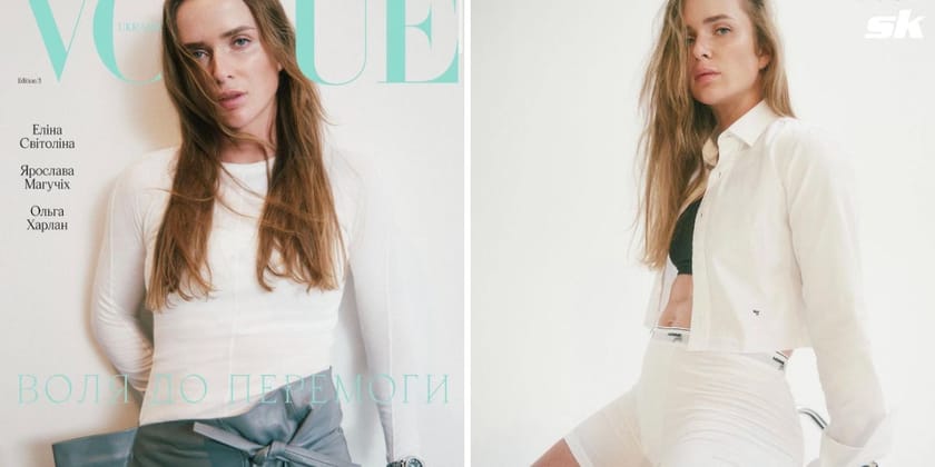 In Pictures: Elina Svitolina graces cover of Vogue Ukraine magazine
