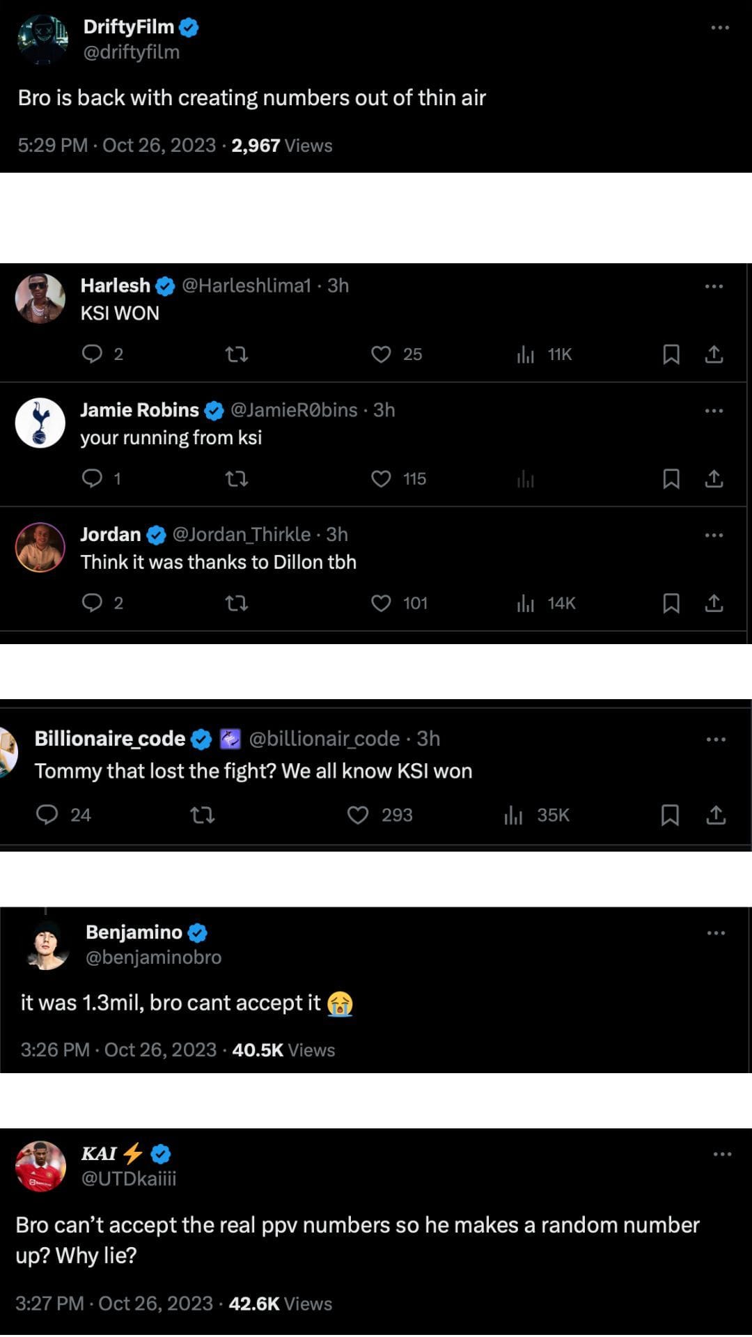 KSI: "Bro can’t accept the real ppv numbers" - Fans slam Jake Paul for ...