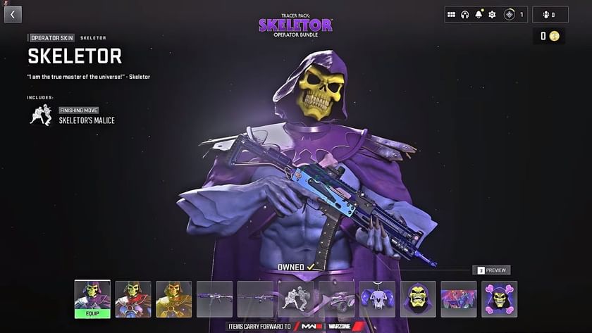 Skeletor Operator bundle in Warzone 2 and MW2: Release date, price ...