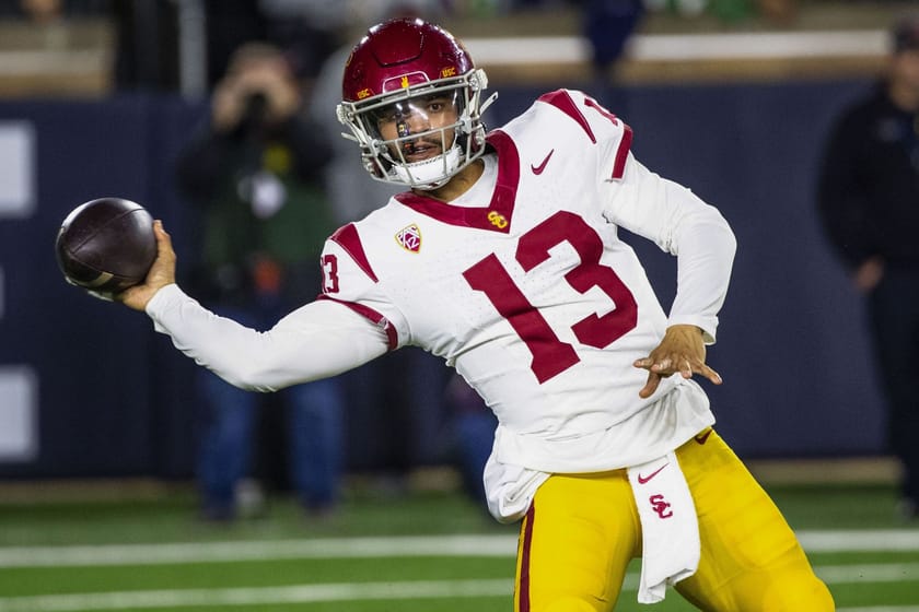 "Future bust" - CFB fans seamlessly troll Caleb Williams for his 3-INTs ...
