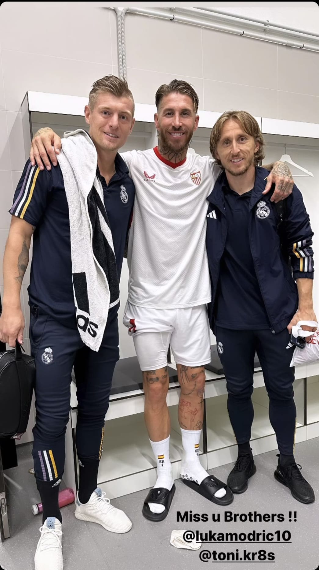 "Miss you brothers" - Sergio Ramos sends message to former Real Madrid ...