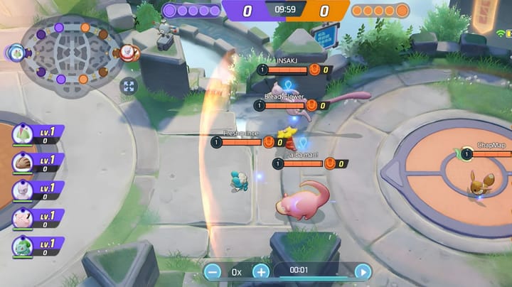 How does Exp. Share work in Pokemon Unite?