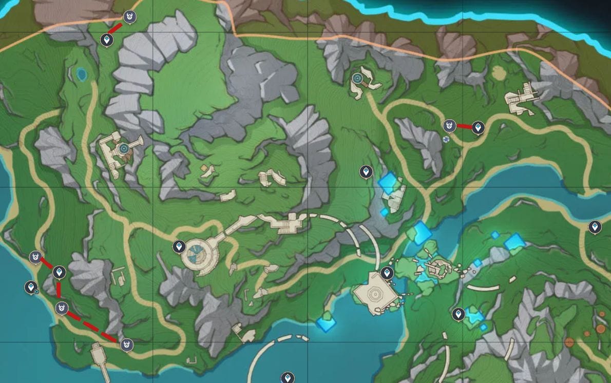 All 15 Fatui Operatives locations in Genshin Impact with Farming routes