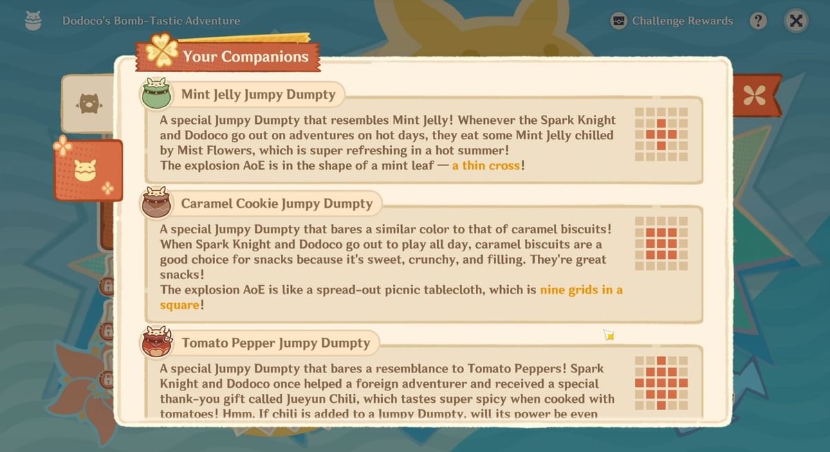 Dodoco's Bomb-Tastic Adventure Part 3: Genshin Impact guide