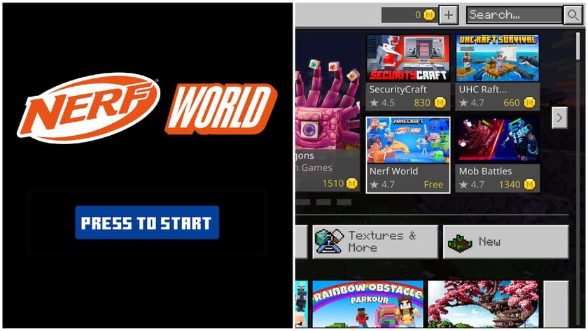 Minecraft Nerf World DLC download guide