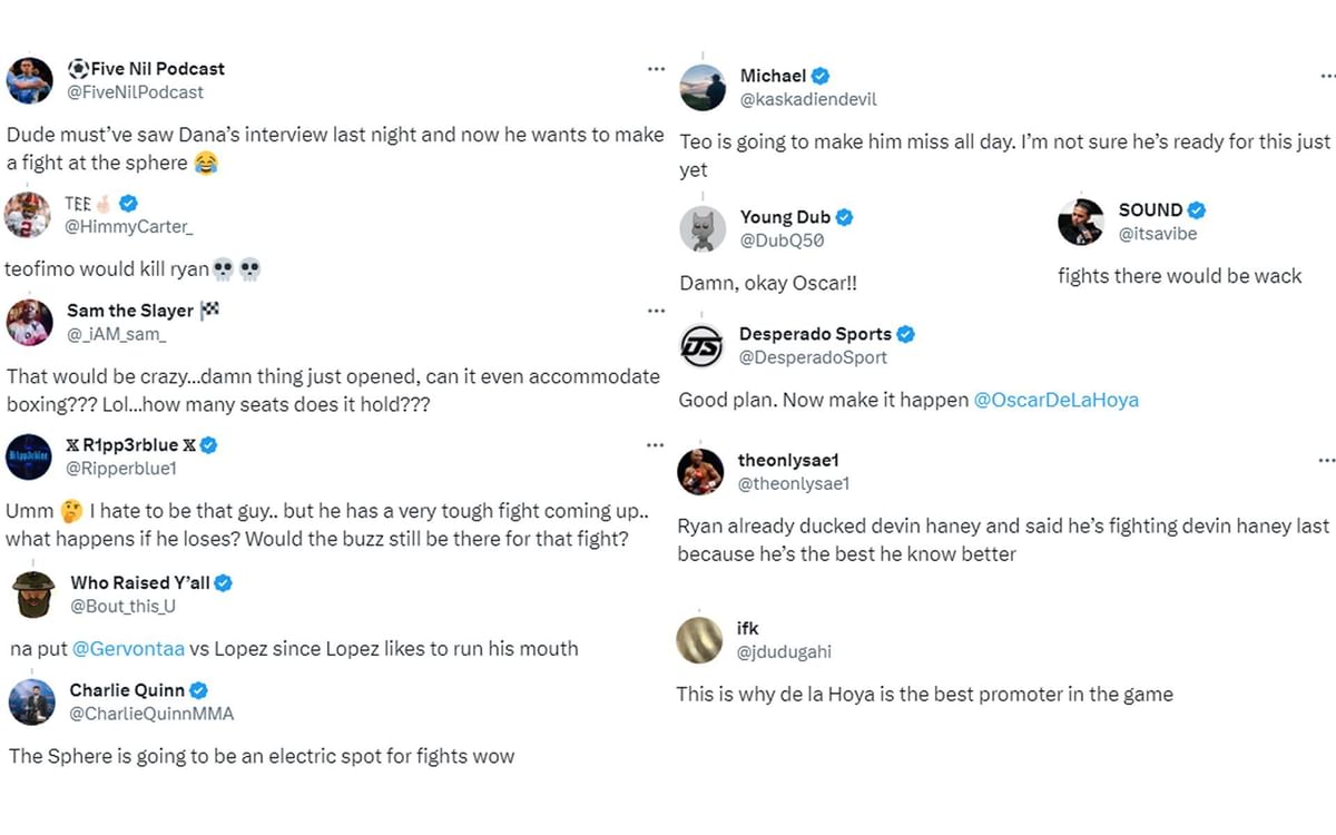 "Must’ve saw Dana’s interview" - Oscar De La Hoya's plan to make Ryan Garcia vs Teofimo Lopez or ...