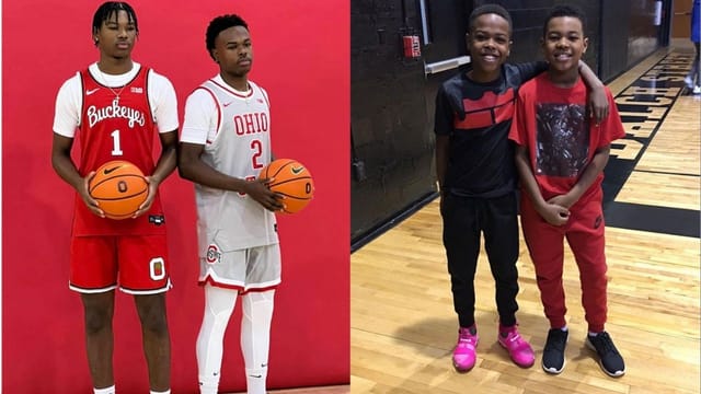 “WHOLESOME”: LeBron James dotes on Bryce James and childhood friend’s ...