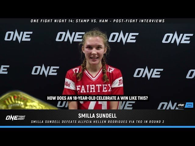 Smilla Sundell open to ‘fun’ special rules fight in ONE Championship ...