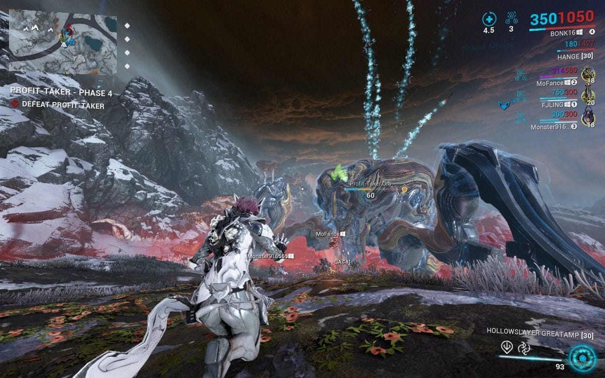 Warframe Profit-Taker boss guide: Mechanics, tips, and tricks