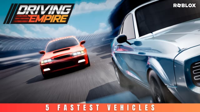 5 fastest vehicles in Roblox Driving Empire