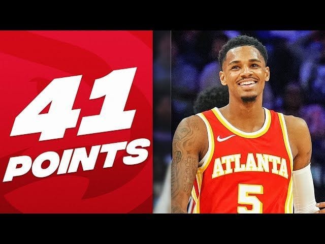 "41 with Trae Young is insane": NBA fans buzzing as Dejounte Murray ...