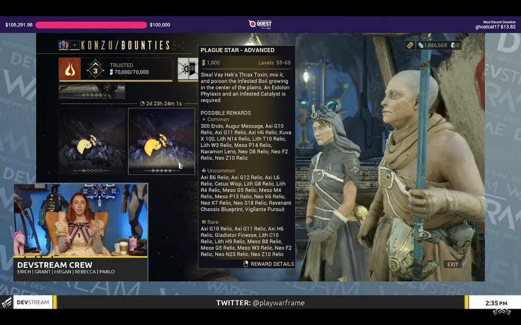 Warframe Plague Star event date, details, rewards, and more