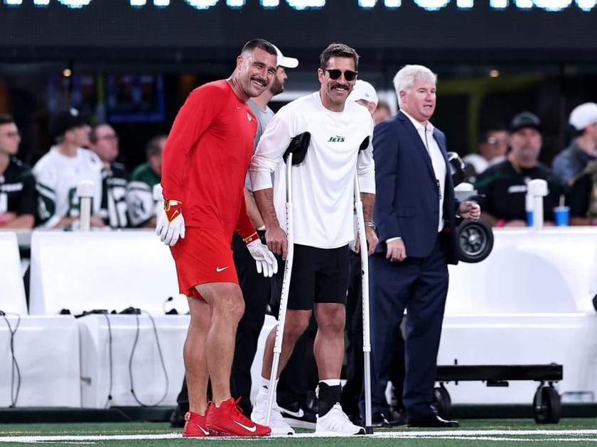 Why is Travis Kelce called Mr. Pfizer? Breaking down Aaron Rodgers ...