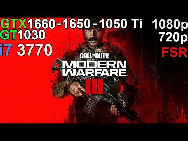 Best Modern Warfare 3 Graphics Options For Nvidia Gtx 1660
