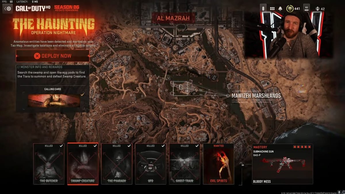 How to defeat Swamp Creature in Warzone 2's The Haunting event ...