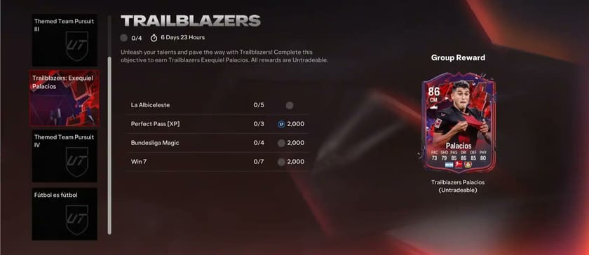 Exequiel Palacios Trailblazers Objective: EA FC 24 Exequiel Palacios ...
