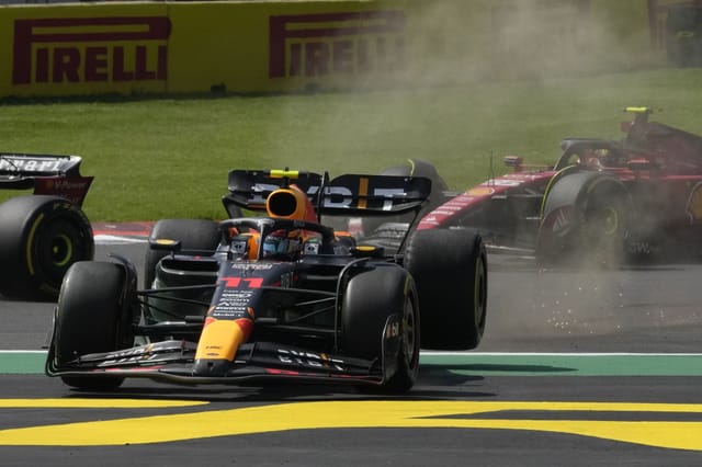 "And they wonder why Max needed security" - Fans react to Sergio Perez fans clashing with ...