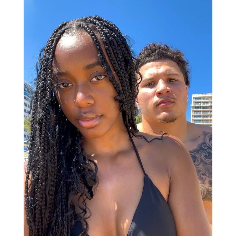 Blake Corum's GF Makiah Shipp shares a series of adorable couple photos with the Michigan RB on ...