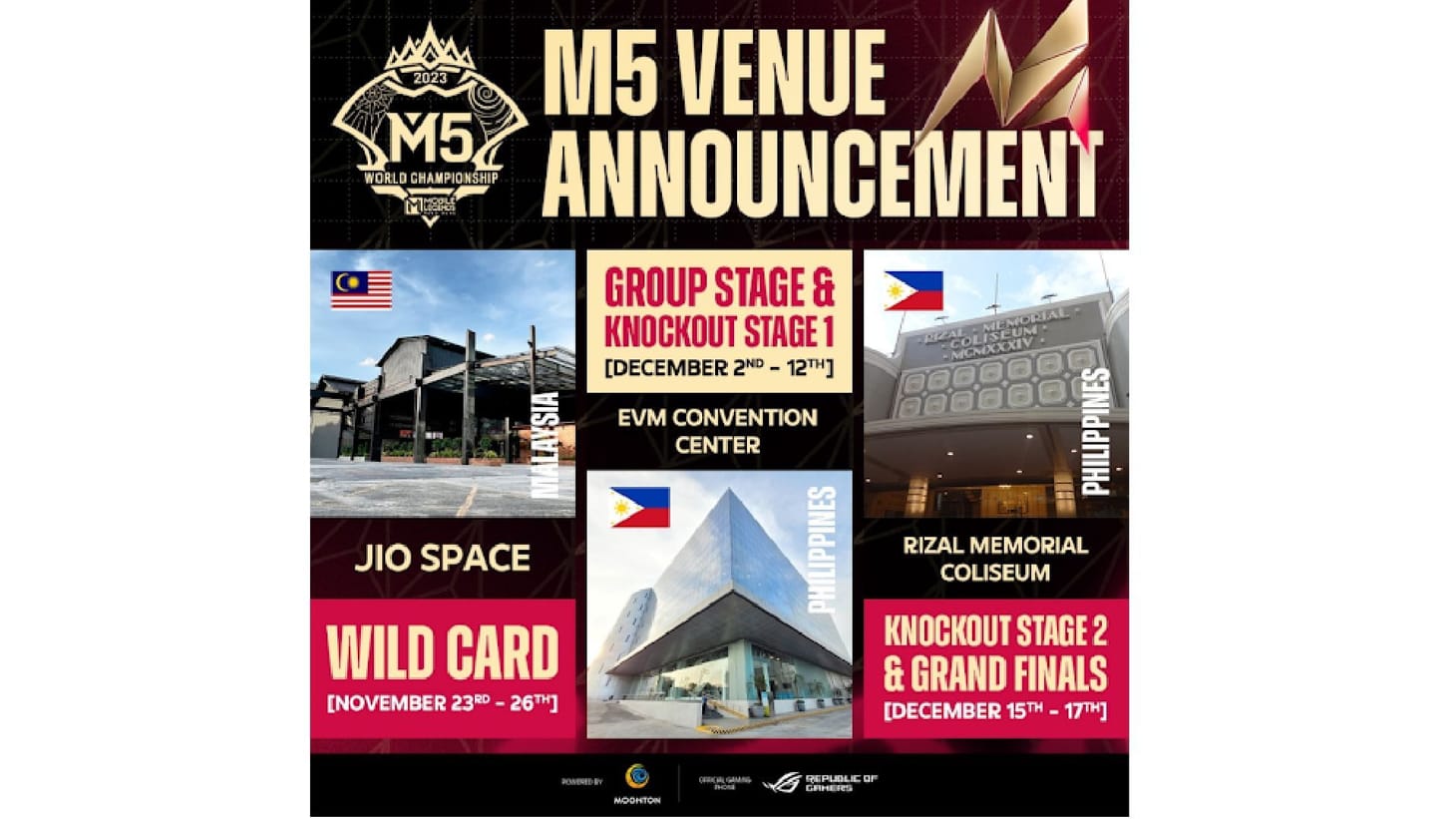 M5 World Championship: Venue, tickets, and more