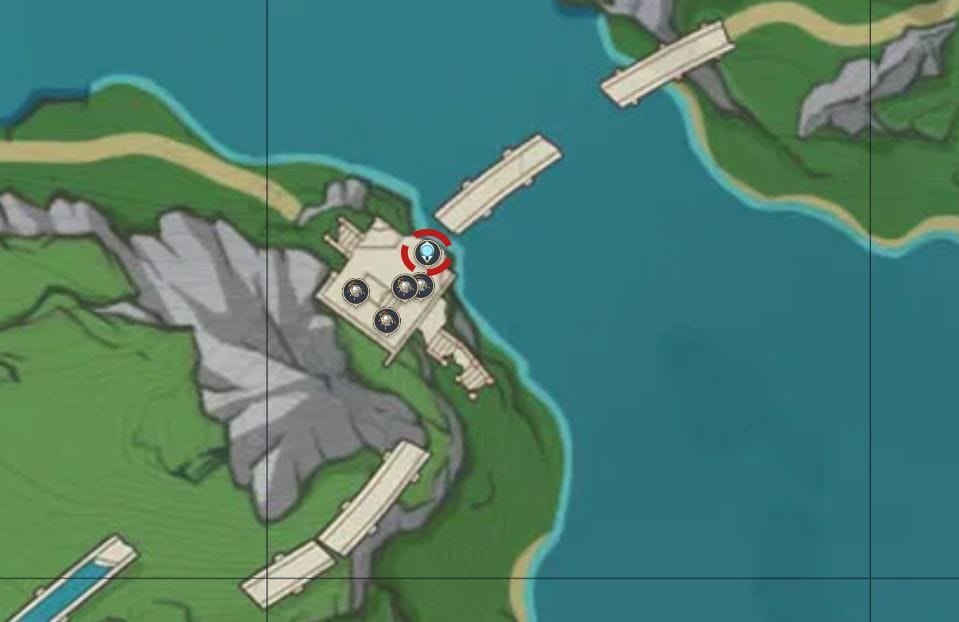 Genshin Impact Subdetection Unit routes and locations on map