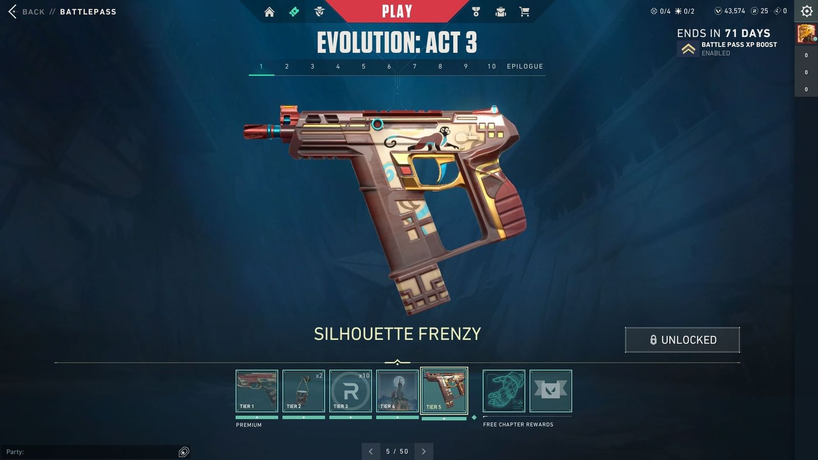 Valorant Episode 7 Act 3: All Battlepass tiers and rewards