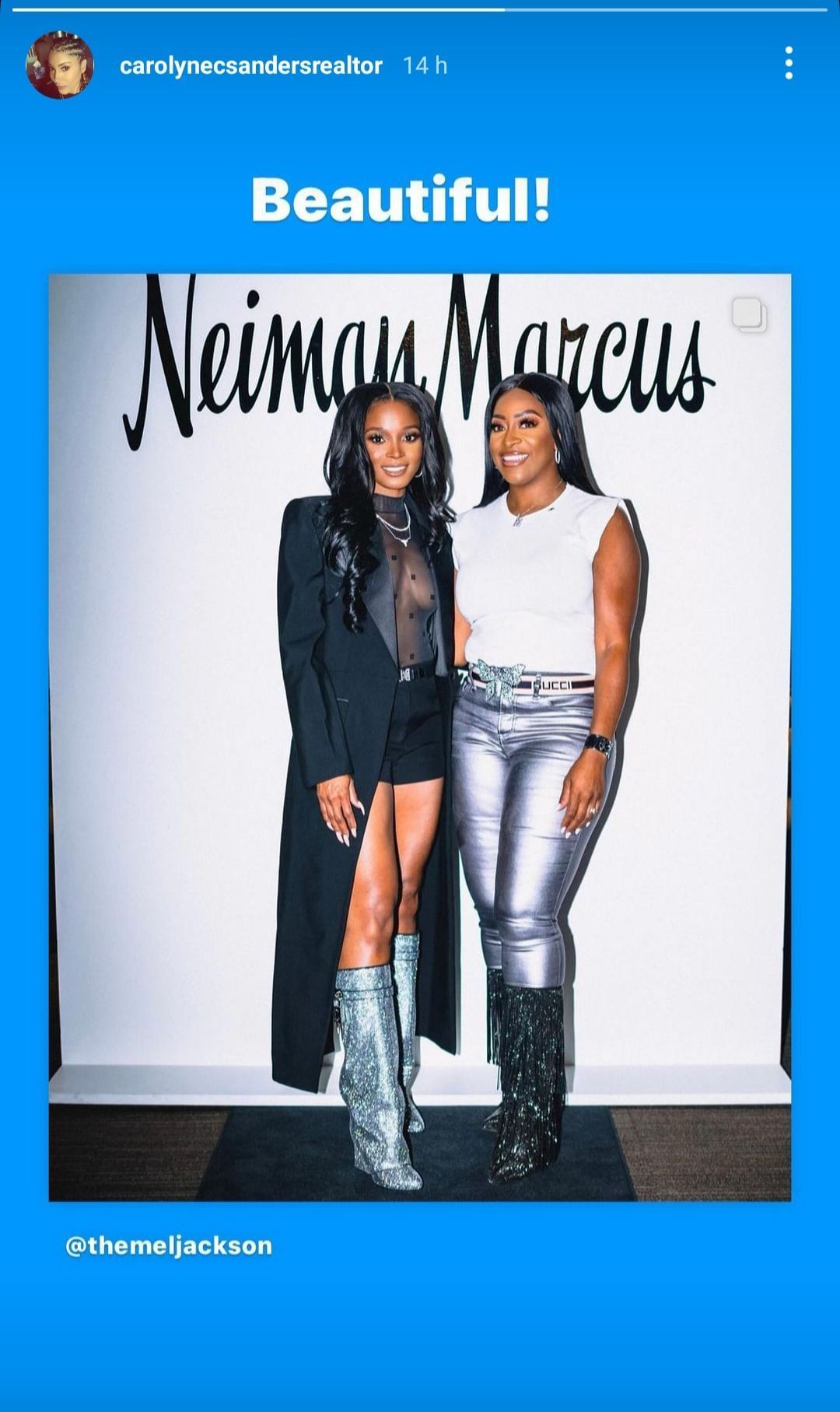 Deion Sanders' first wife Carolyn Chambers cheers on Deiondra Sanders’ fashion endeavors with ...