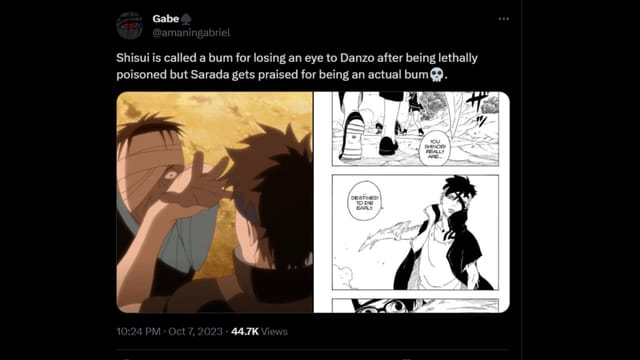 Sarada vs Shishui storms Boruto fandom ahead of Two Blue Vortex chapter 3